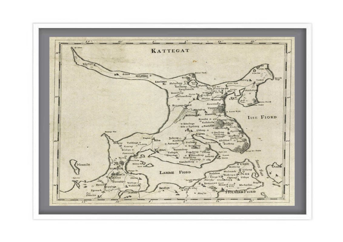 Kort over Oddsherred Plakater | Spar 10% på et samlesæt - My Canvas